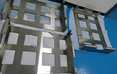 Sheet metal fabrication steel parts for Aerospace application - Boen